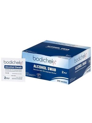ALCOHOL SWABS 70% - Box/200