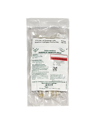 Sodium Chloride 0.9% Intravenous Infusion Bag 100ml