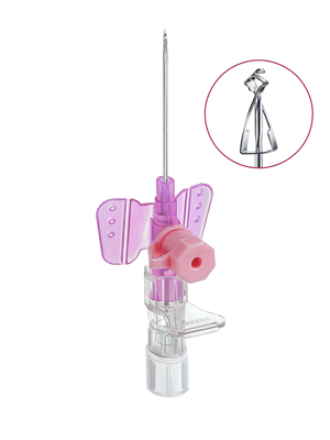 IV Catheter Vasofix Safety Uni Bevel Pink 25mm x 20g