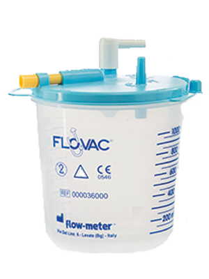 FLOVAC® CANISTER Container, Fully Disposable System, 1.0 L - Each
