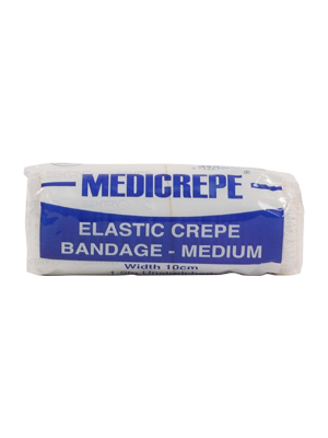 Medicrepe® Elastic Crepe Bandage Medium Range, White - Pkt/12