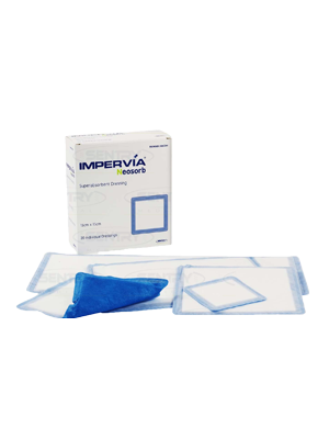 IMPERVIA Neosorb Superabsorbent Dressing 30cm x 45cm – Box/5