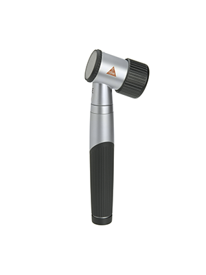 HEINE mini 3000 LED Dermatoscope Kit - Battery handle + contact plate with scale