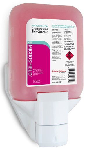 MICROSHIELD® 4 Chlorhexidine Surgical Handwash 1.5L - Ctn/6