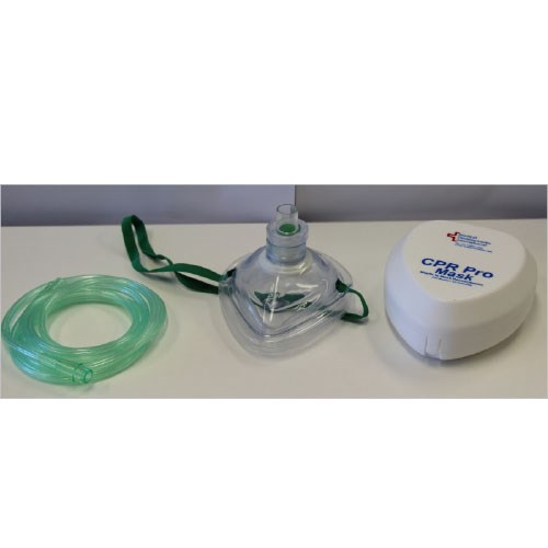 Pocket Mask With Oxy Port & Tubing