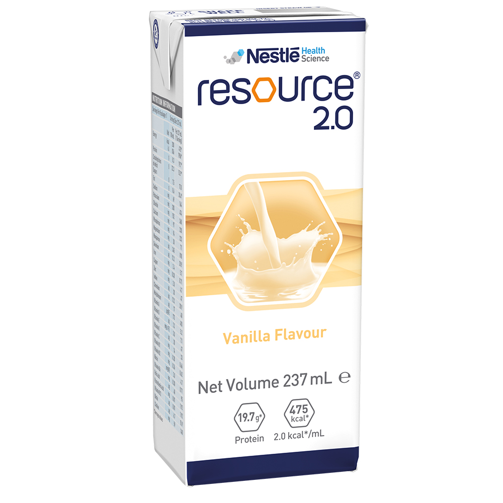 Nestle Resource 2.0 Vanilla 24 x 237ml