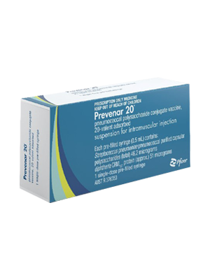PREVENAR 20® Conjugate Vaccine, Pre-Filled Syringe (0.5 ml) - Each