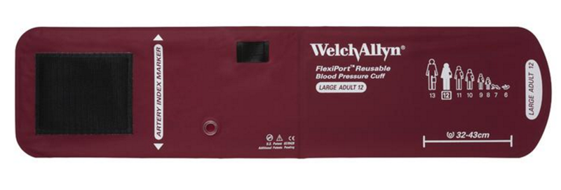 FLEXIPORT REUSABLE BLOOD PRESSURE CUFF LARGE ADULT