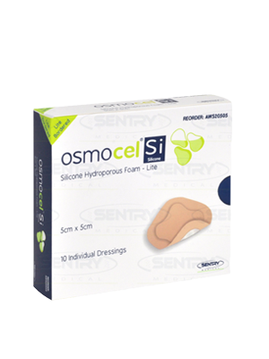 Osmocel® Si Silicone Hydroporous Foam Lite, 5cm x 5cm – Box/10